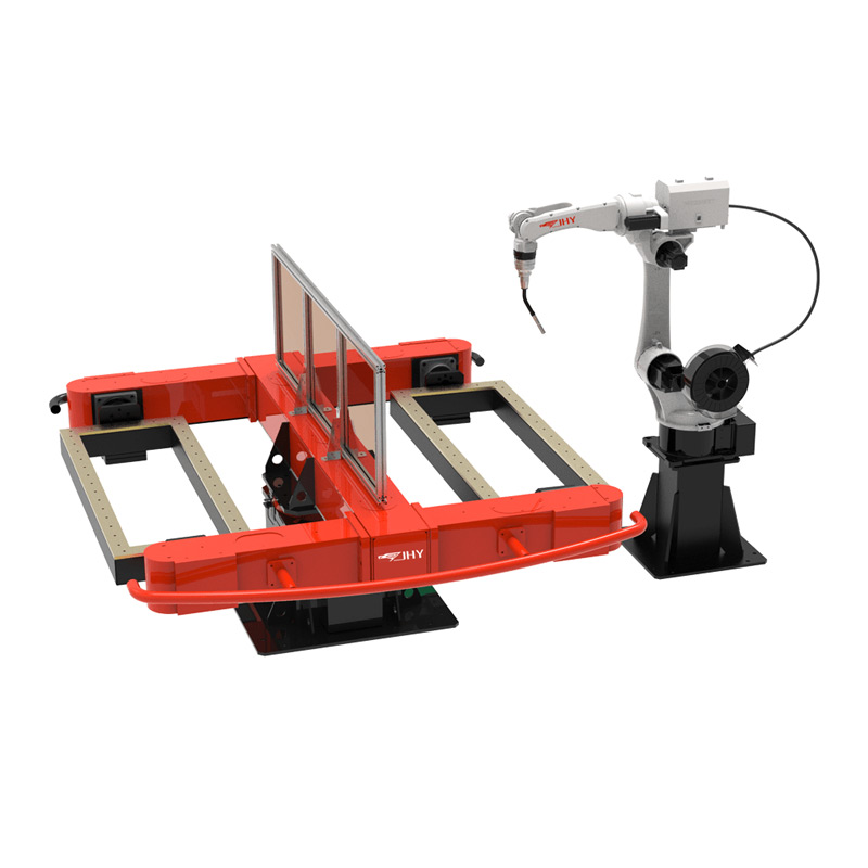 High Quality 6 axis weld robotic arm with 3 axis rotating positioner ...
