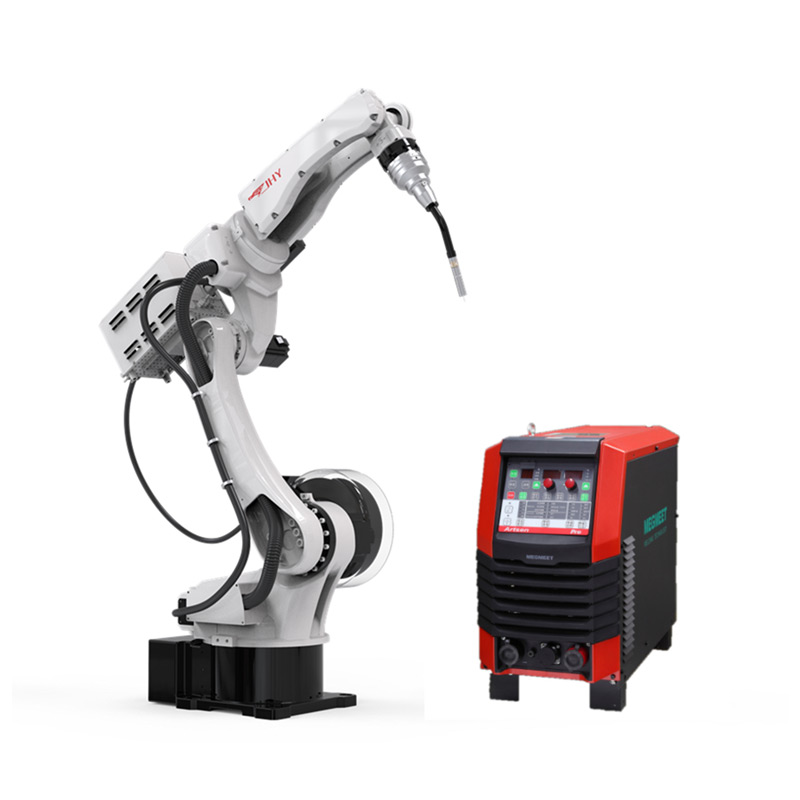 High Quality China 6 axis 1500m robot arm metal frame mig welding robot ...